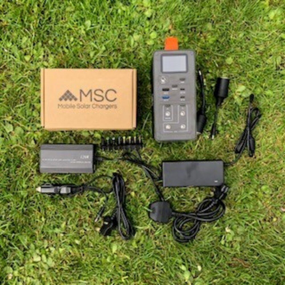 MSC 200Wh (62Ah) LiFePO4 5V-24V, PD60W QC USB & 12V DC Power Bank